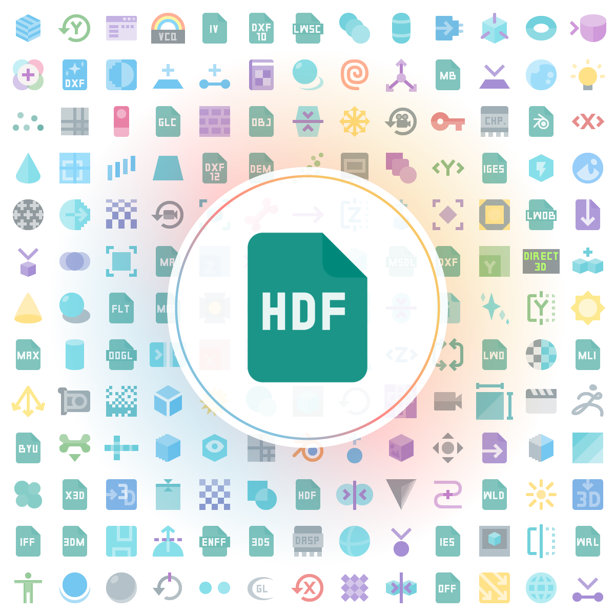 File Format Hdf Icons Iconshock