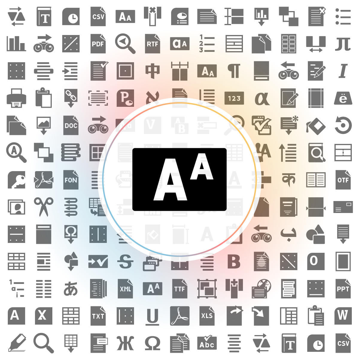 Superscript Icon - Iconshock