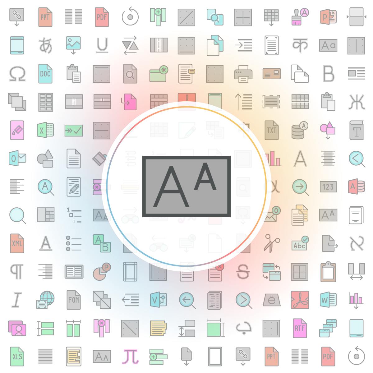 Superscript Icon - Iconshock