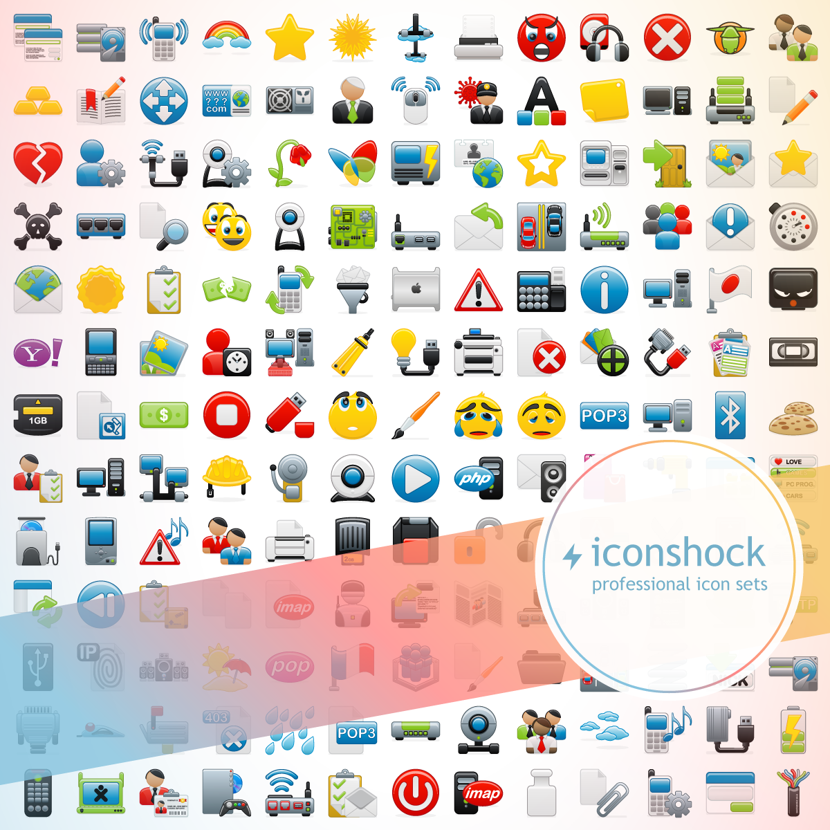 Hardware icons Geometric - Iconshock