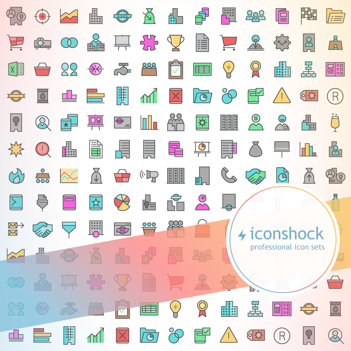 Color line - Business Icons - Iconshock