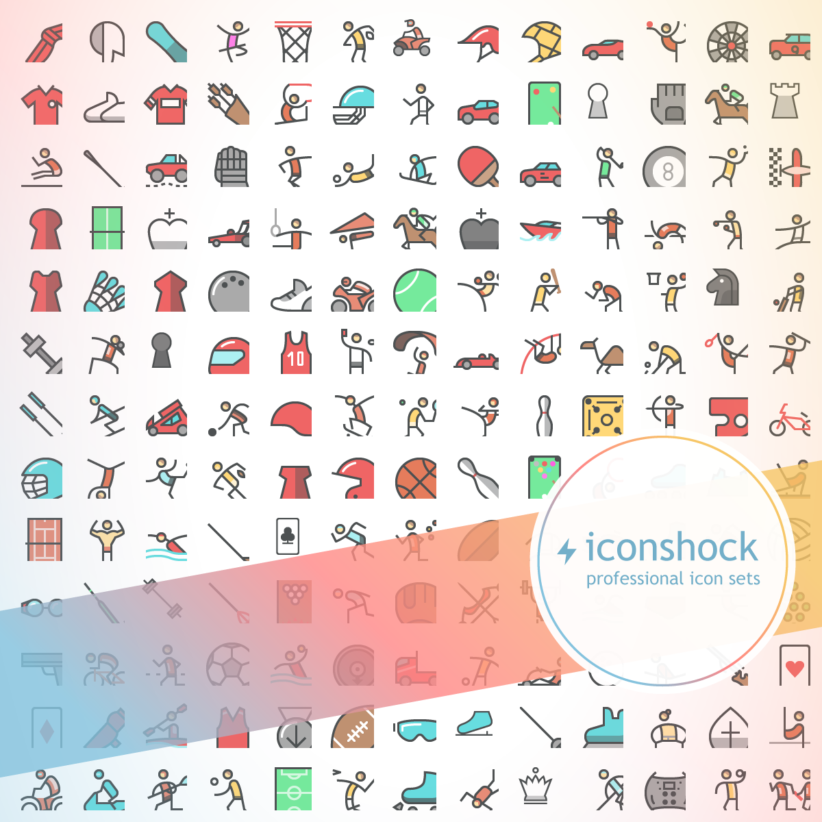 Color line - Sports Icons - Iconshock
