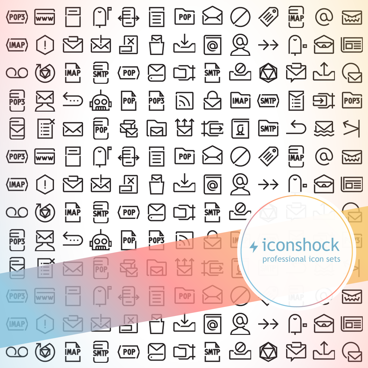 Glyph - Mail Icons - Iconshock