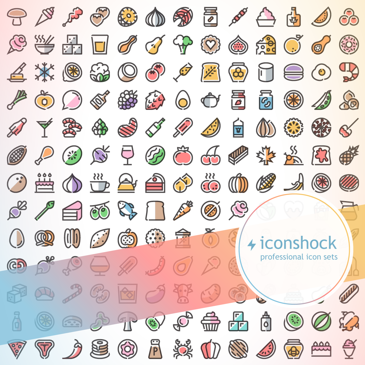 Glyph color - Food Icons - Iconshock