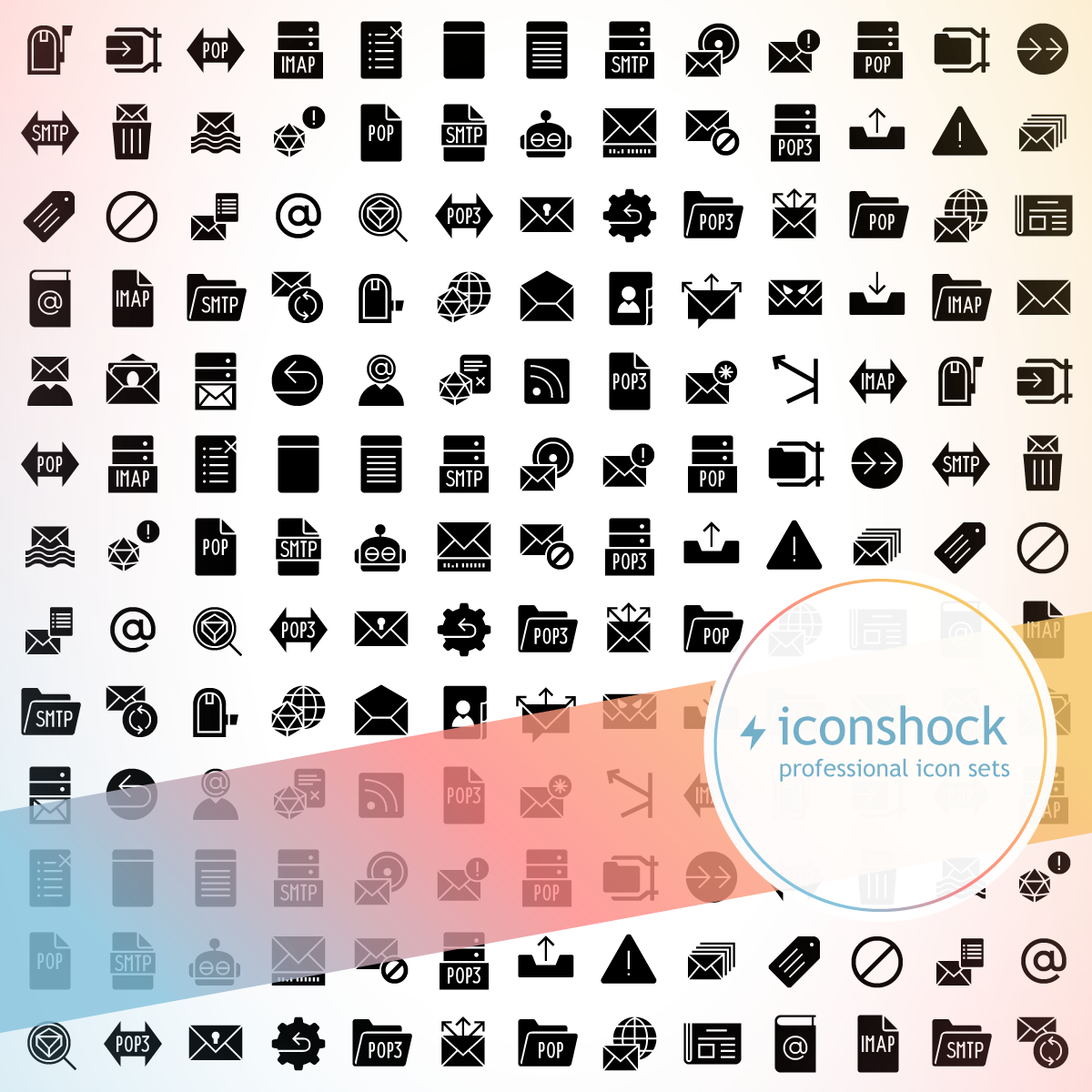 Ios filled - Mail Icons - Iconshock