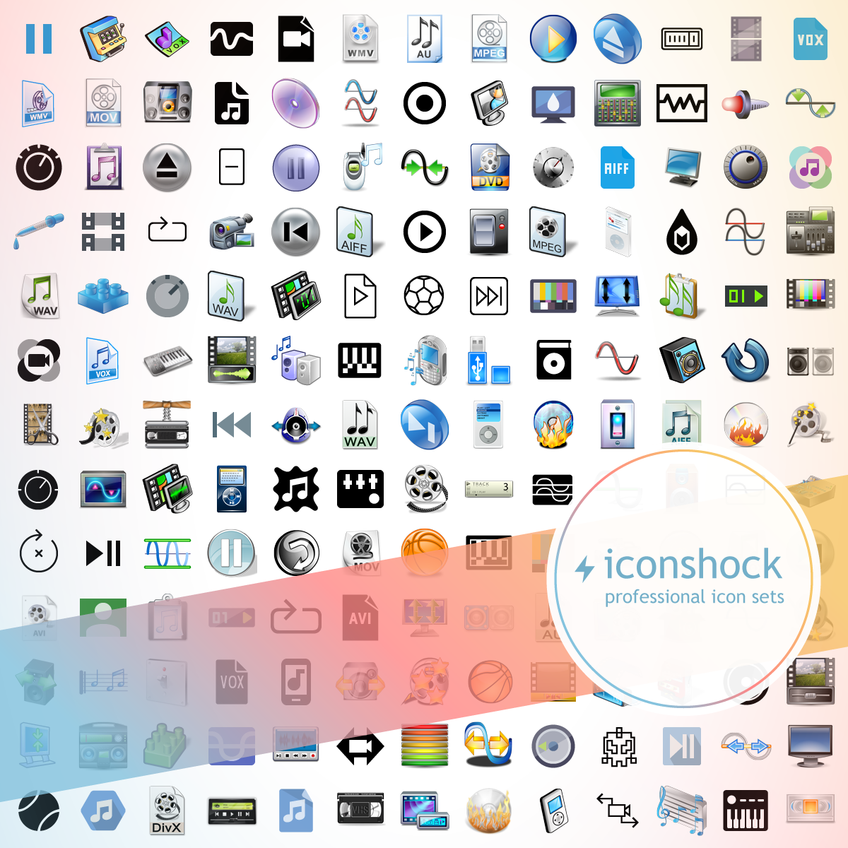 Multimedia Icons - Iconshock
