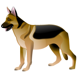 german shepherd icon