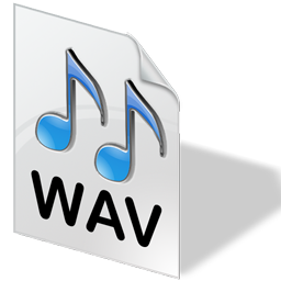wav file format icon