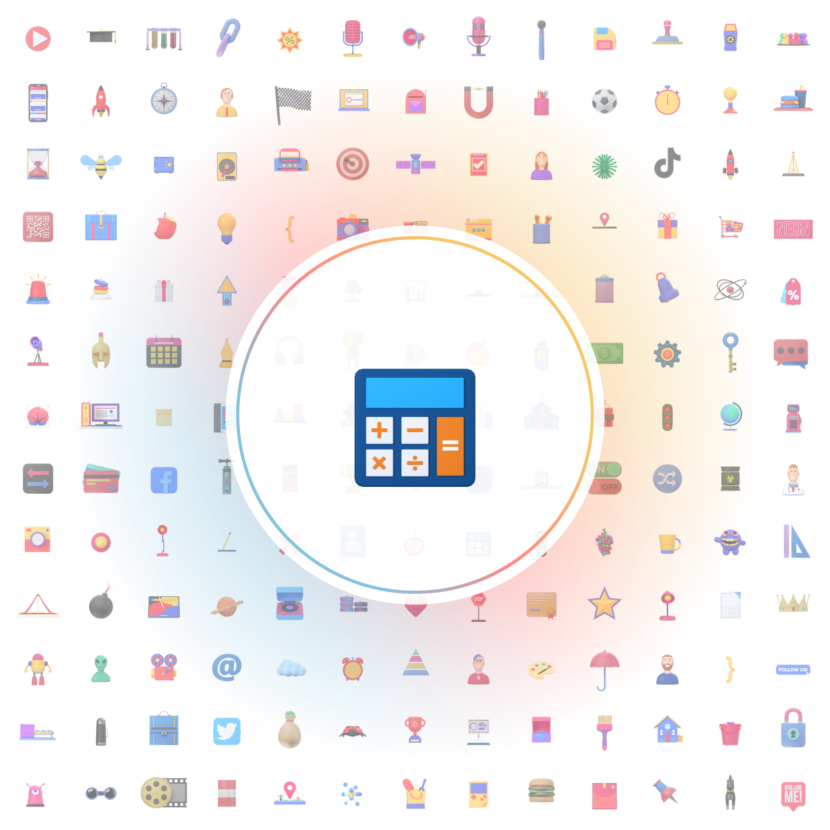 Calc Icons - Iconshock