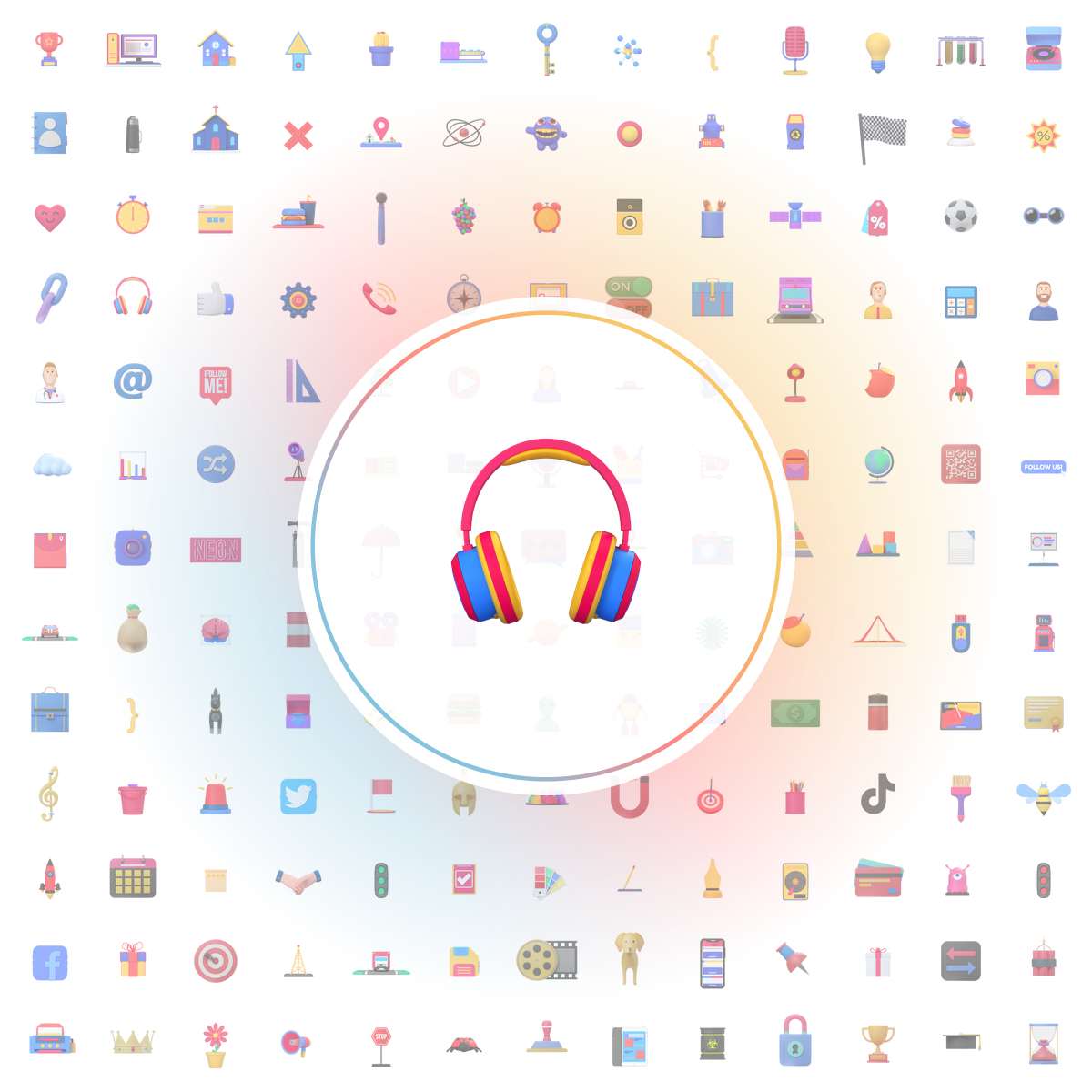 Headset Icons - Iconshock