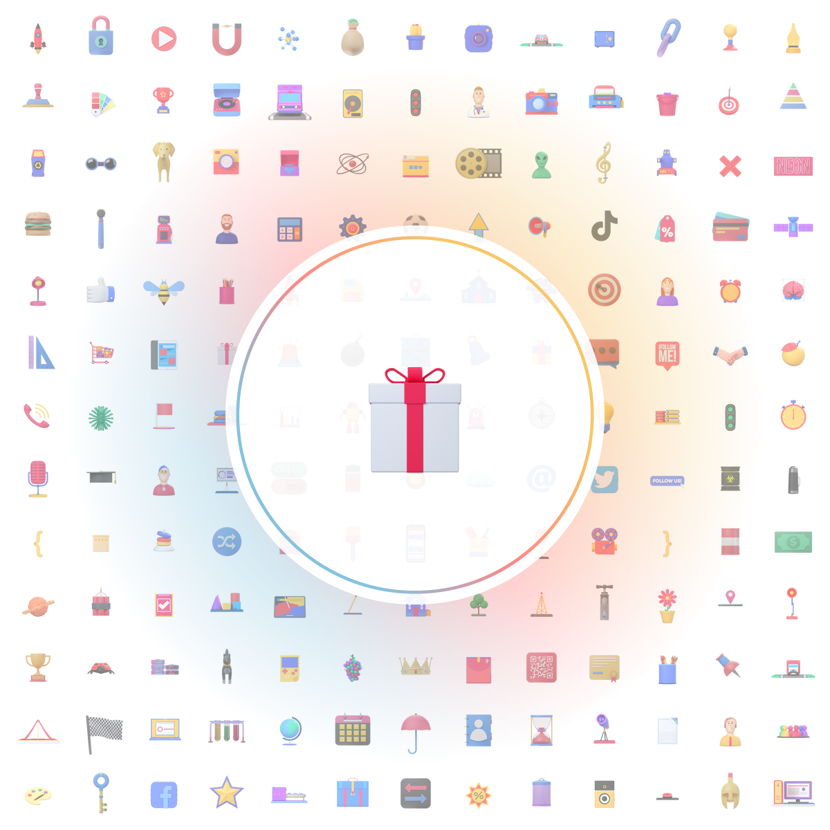 Present Icons - Iconshock