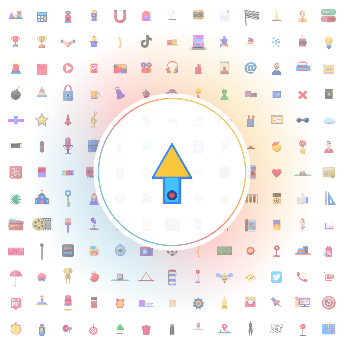 Vertical Icons - Iconshock