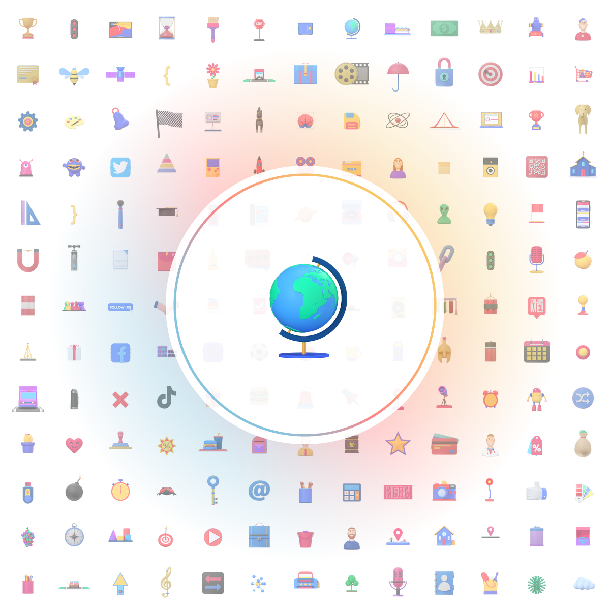 World map Icons - Iconshock