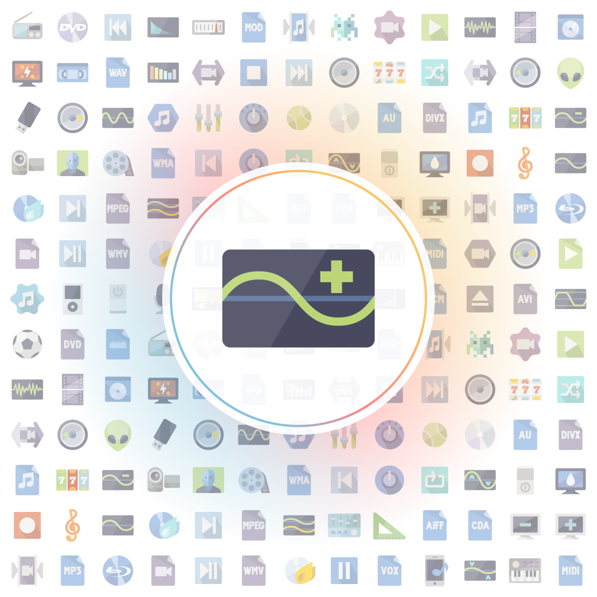 Waveform Icons - Iconshock