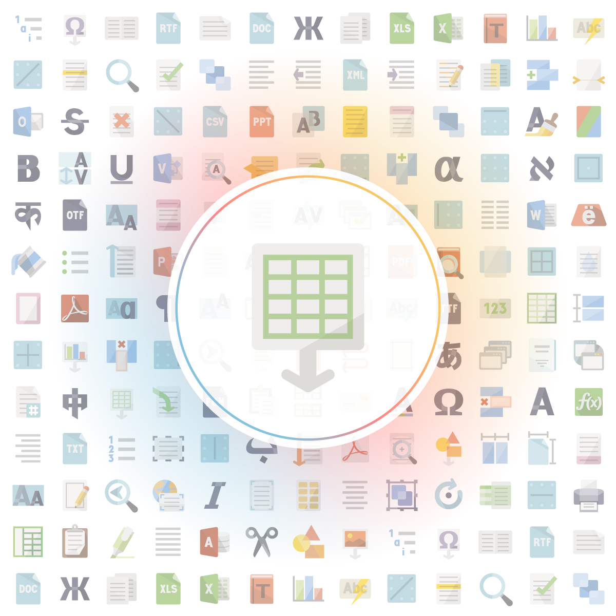 Insert table Icon - Iconshock