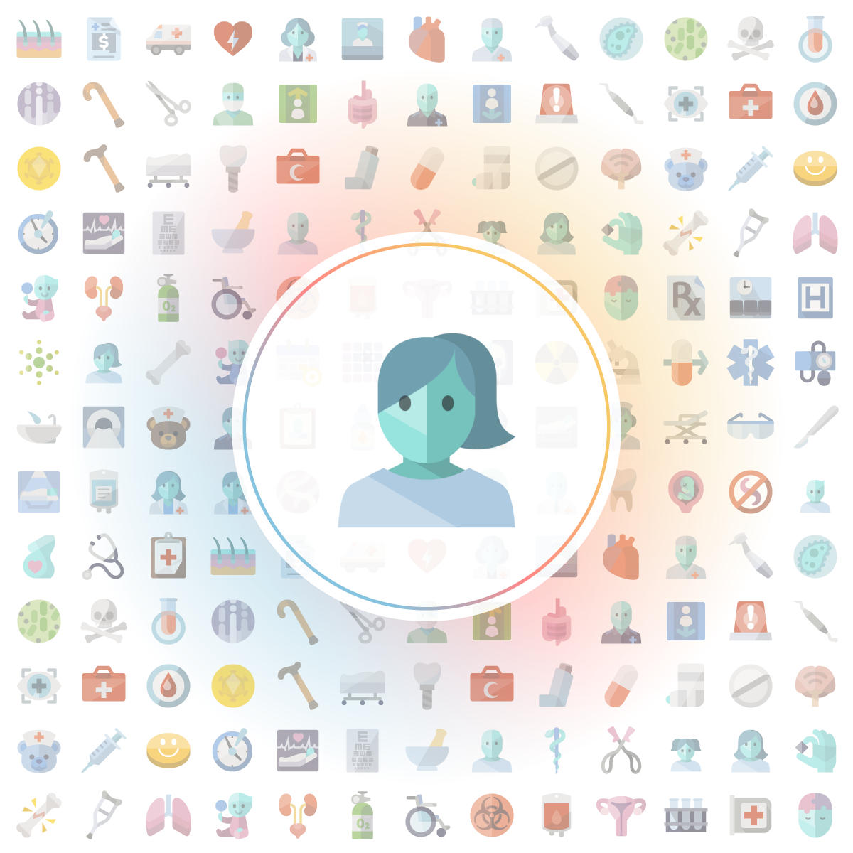 Patient girl Icon - Iconshock