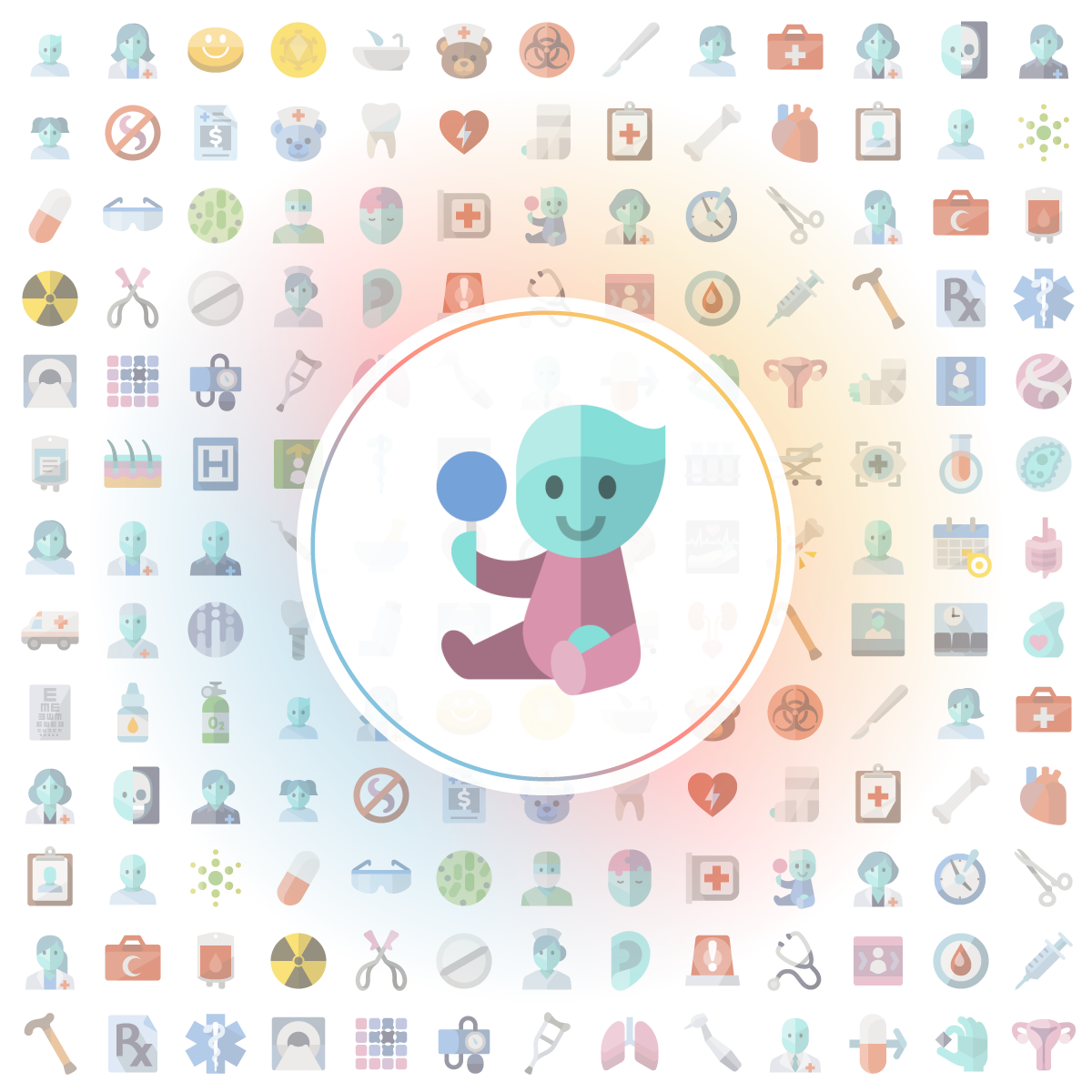 Toddler girl Icons - Iconshock