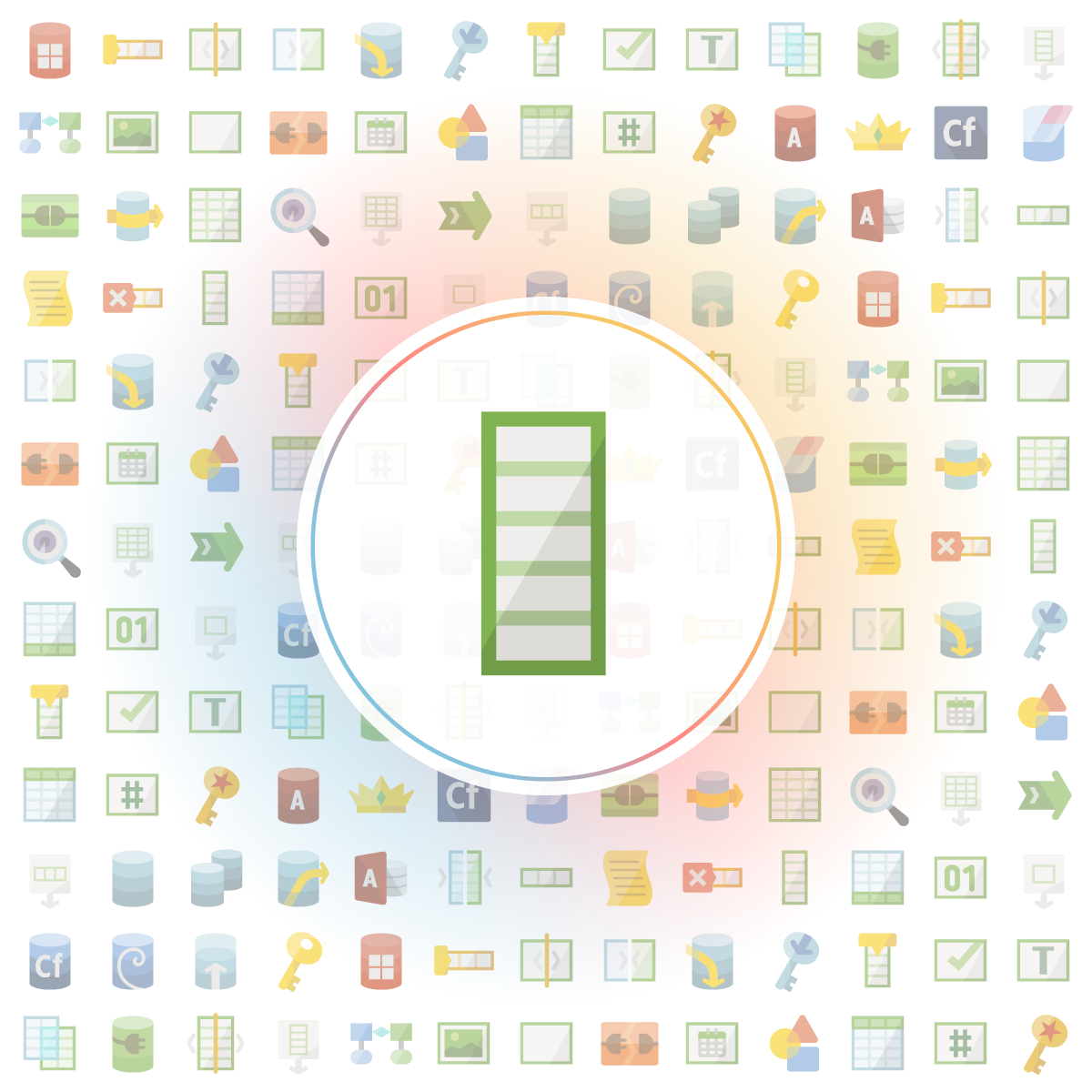 Column Icon - Iconshock