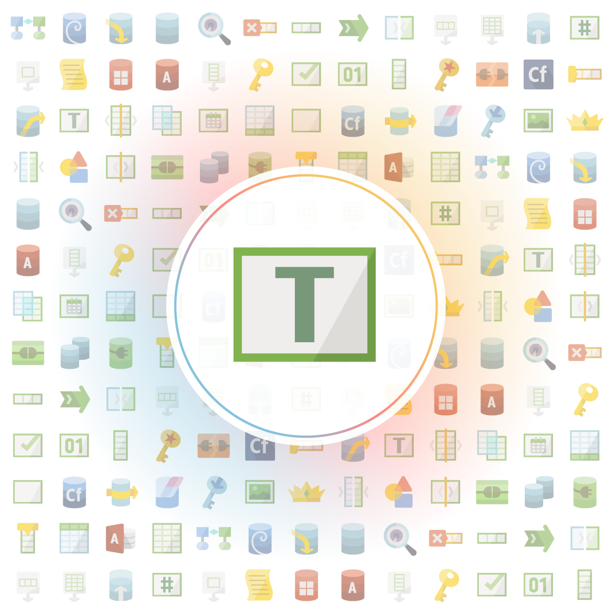 Field text Icon - Iconshock