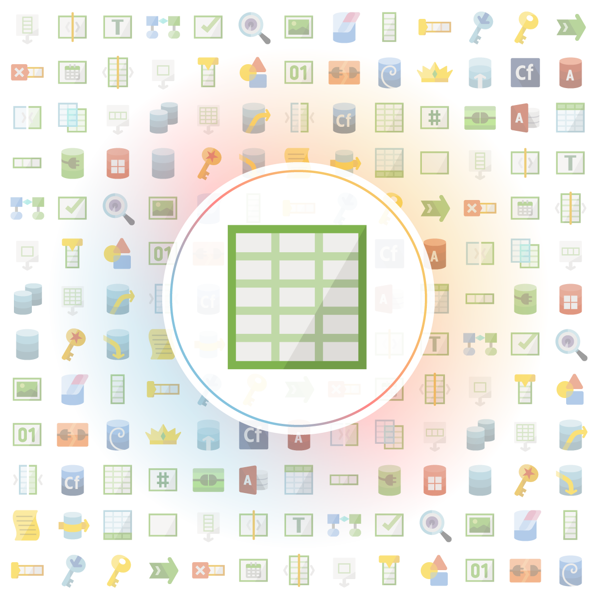 Table Icon - Iconshock