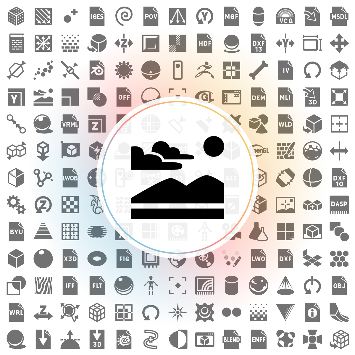 Terrain Icon - Iconshock