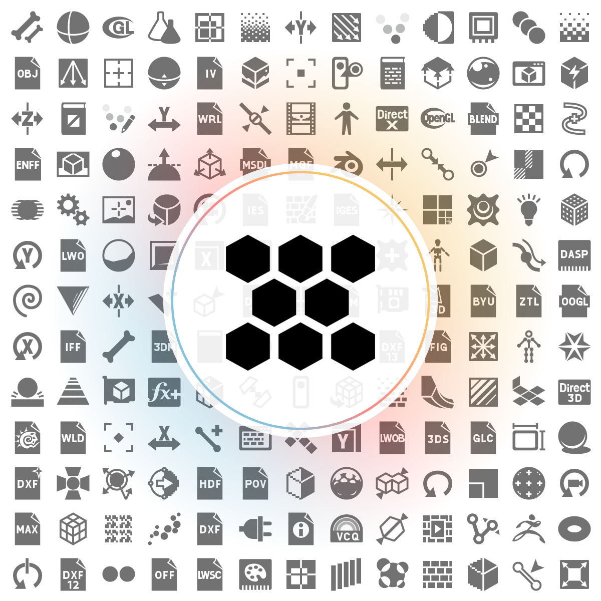 Tessellation Icon - Iconshock