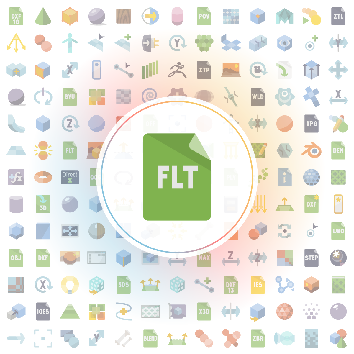 File format flt Icons - Iconshock