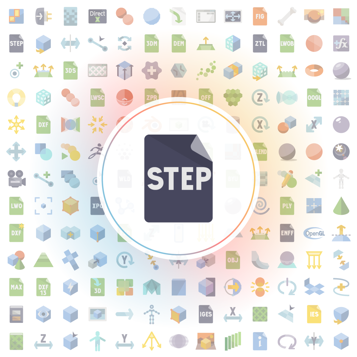 File_format_step Icons - Iconshock