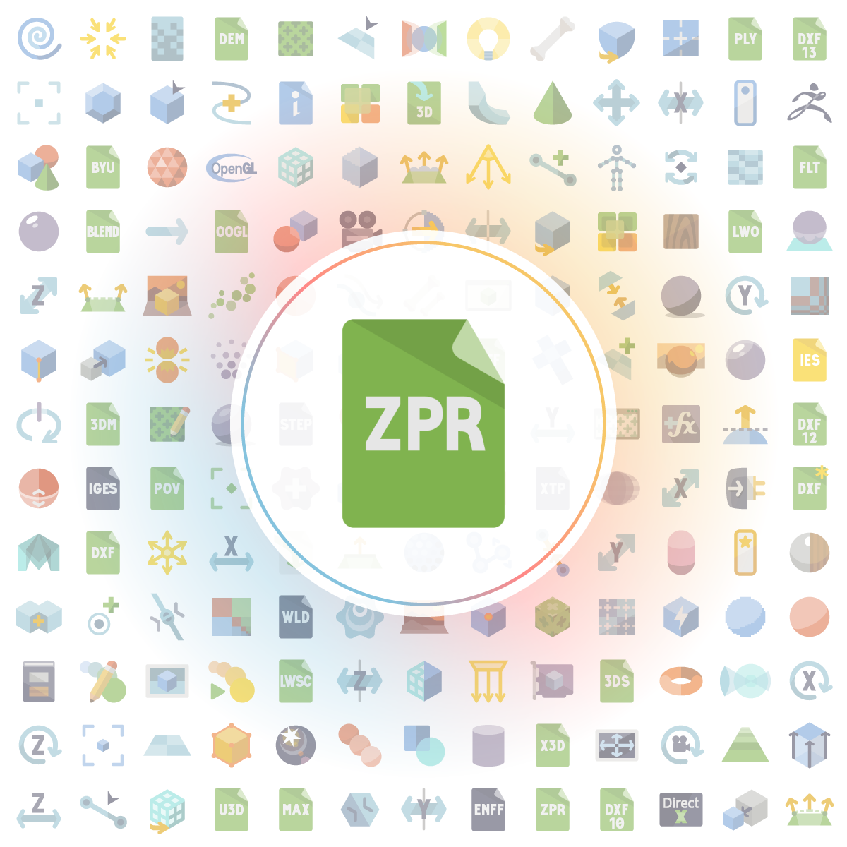 File_format_zpr Icons - Iconshock