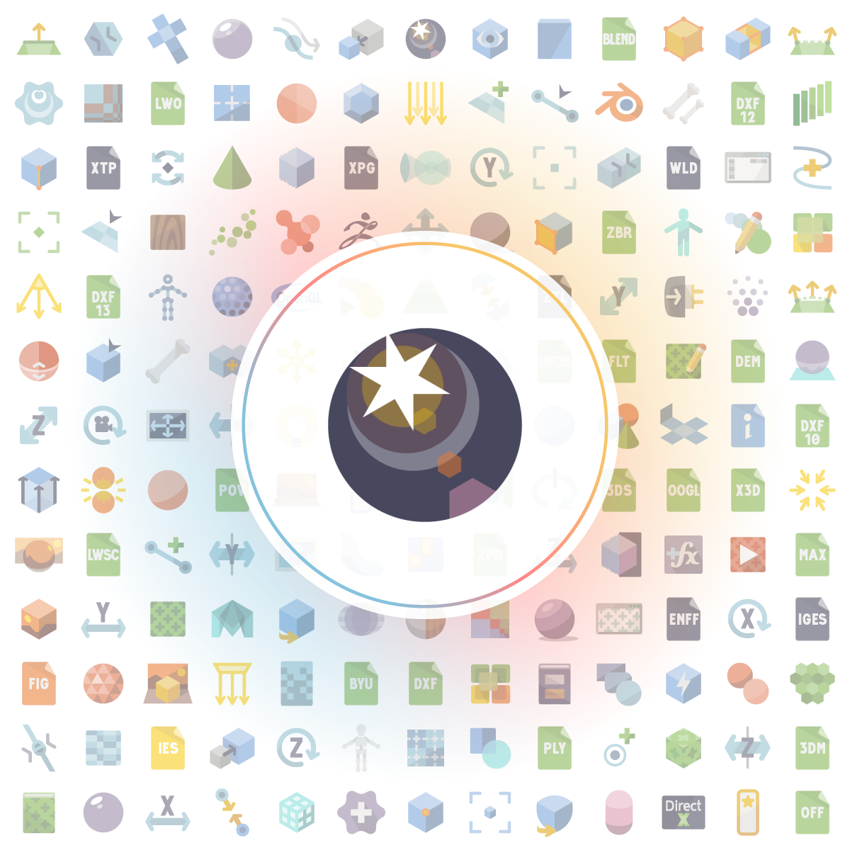 Lens flares Icons - Iconshock