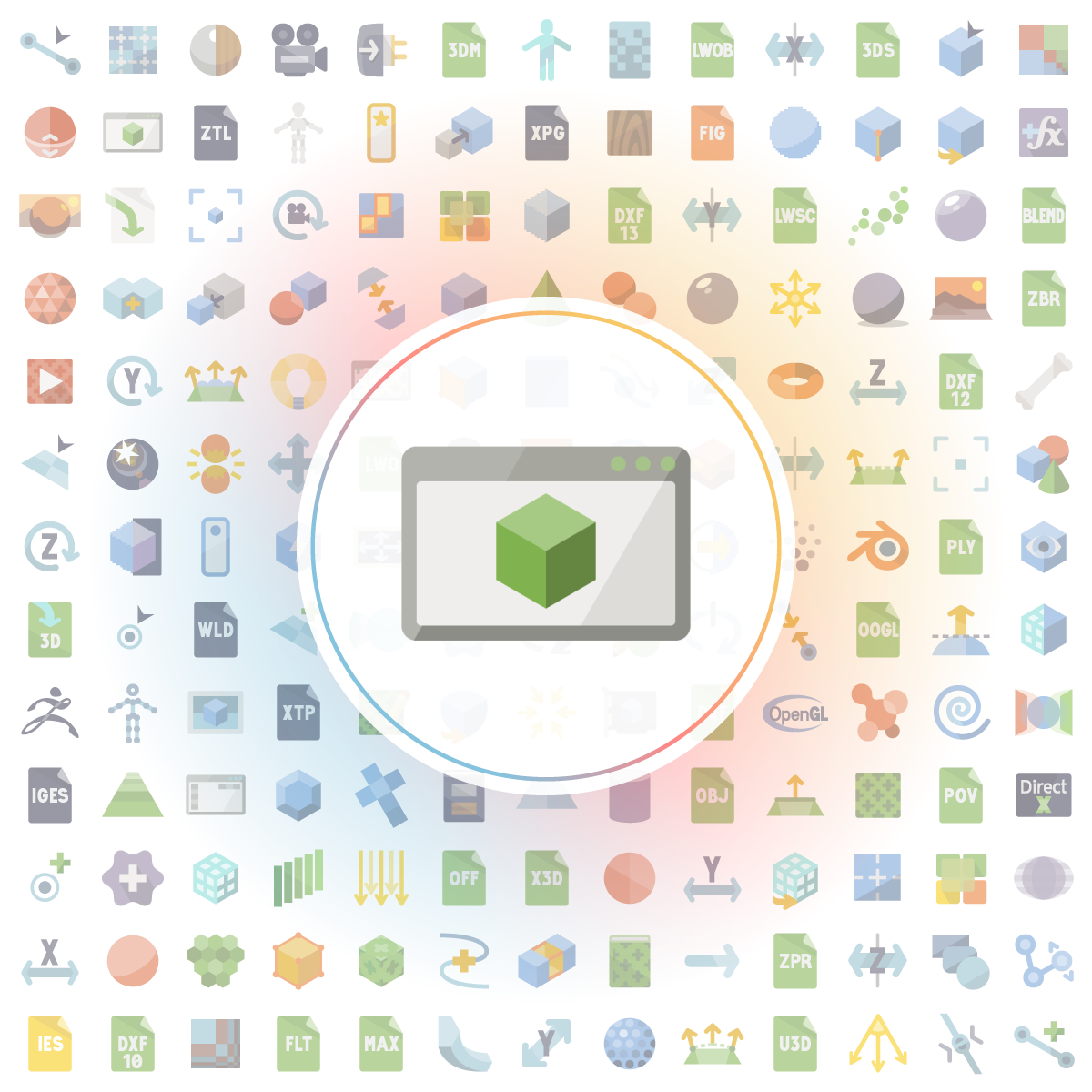 Render engine Icons - Iconshock