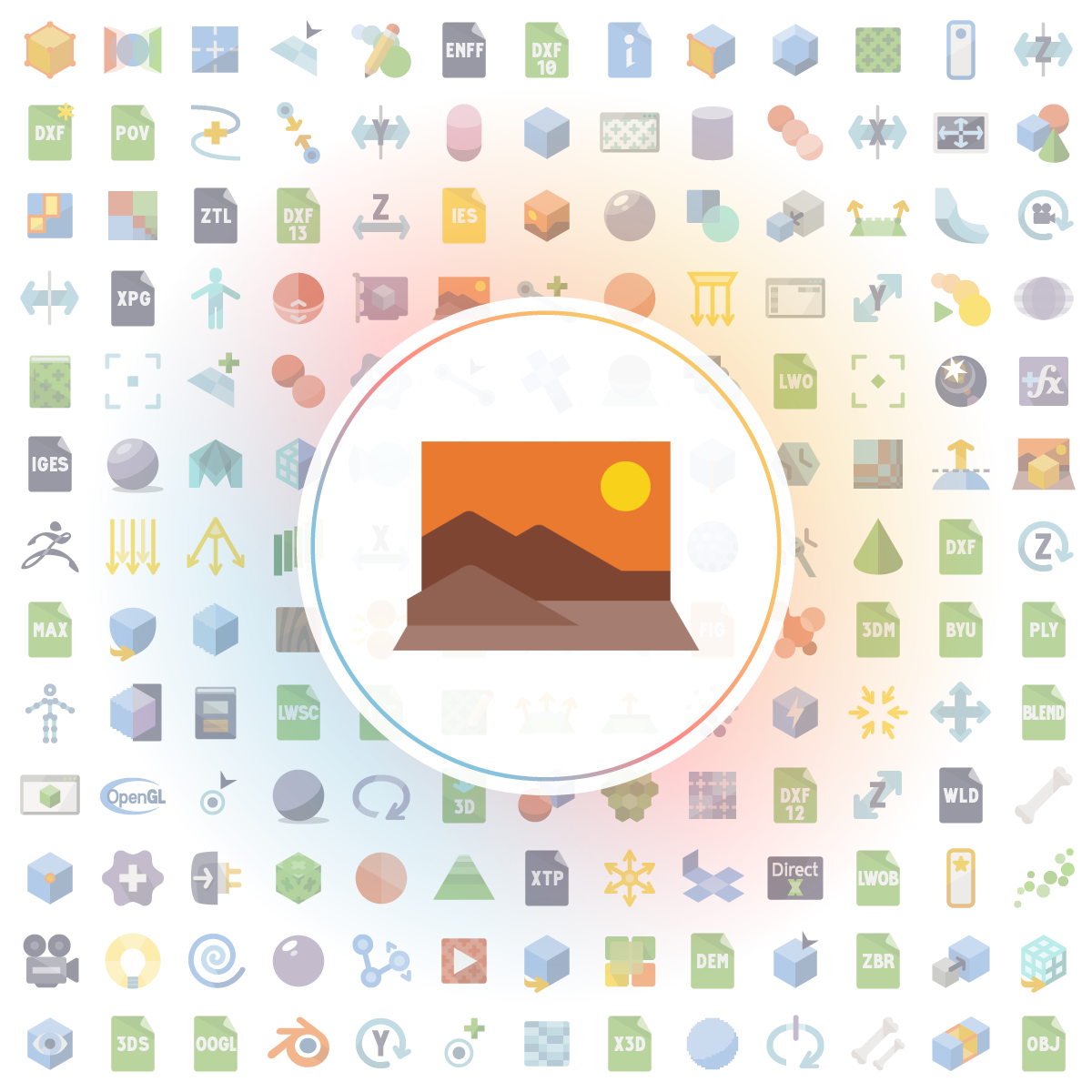 Elevation map Icons - Iconshock