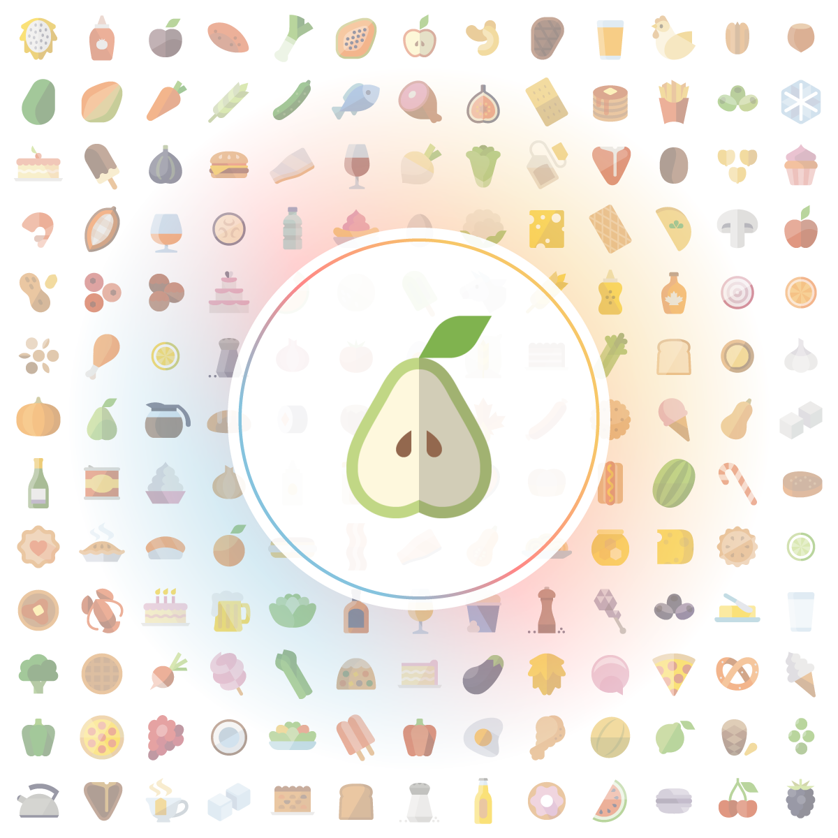 Pear_green2 Icons - Iconshock