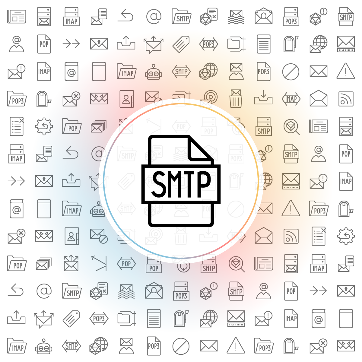 File_format_smtp Icons - Iconshock