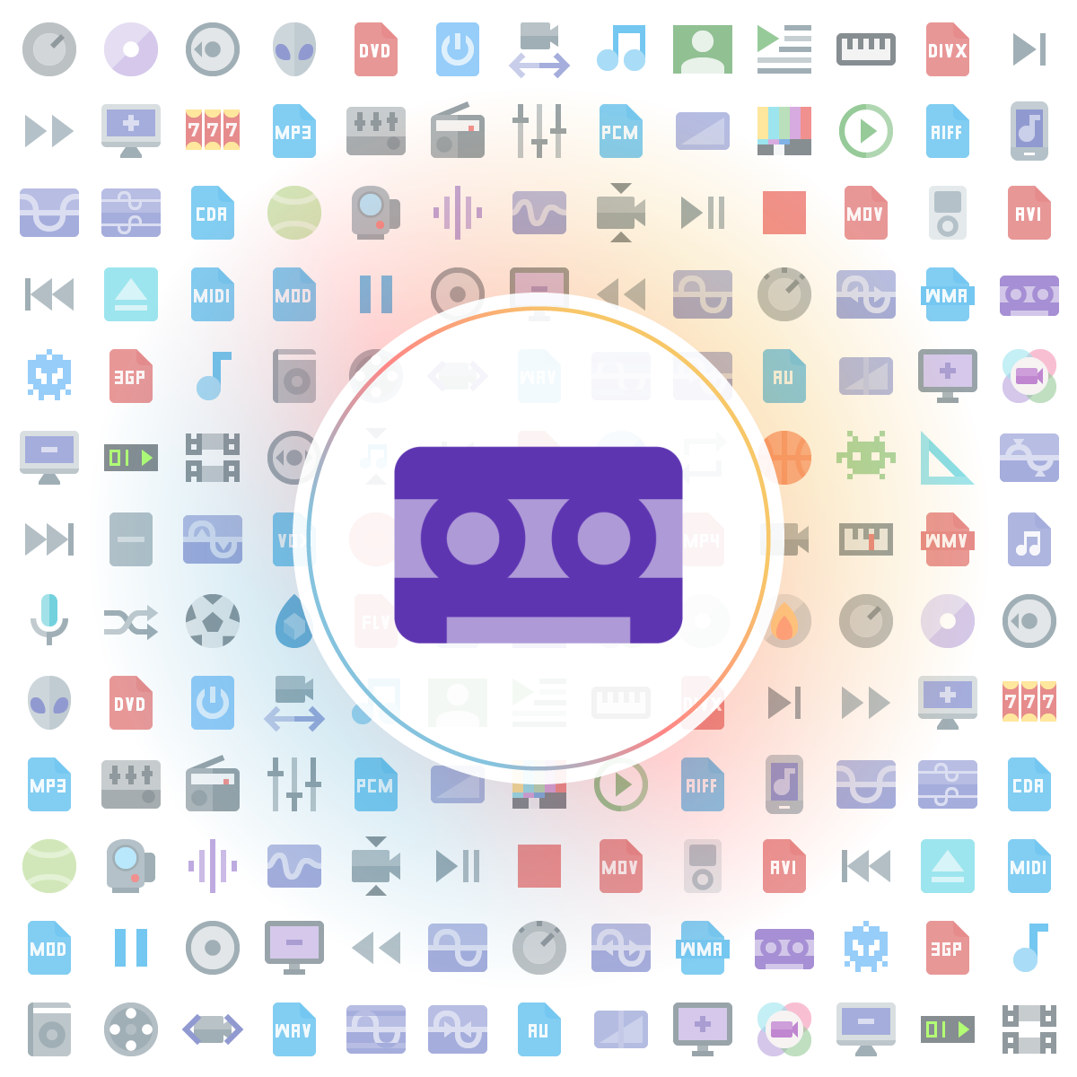 Videotape Icon - Iconshock