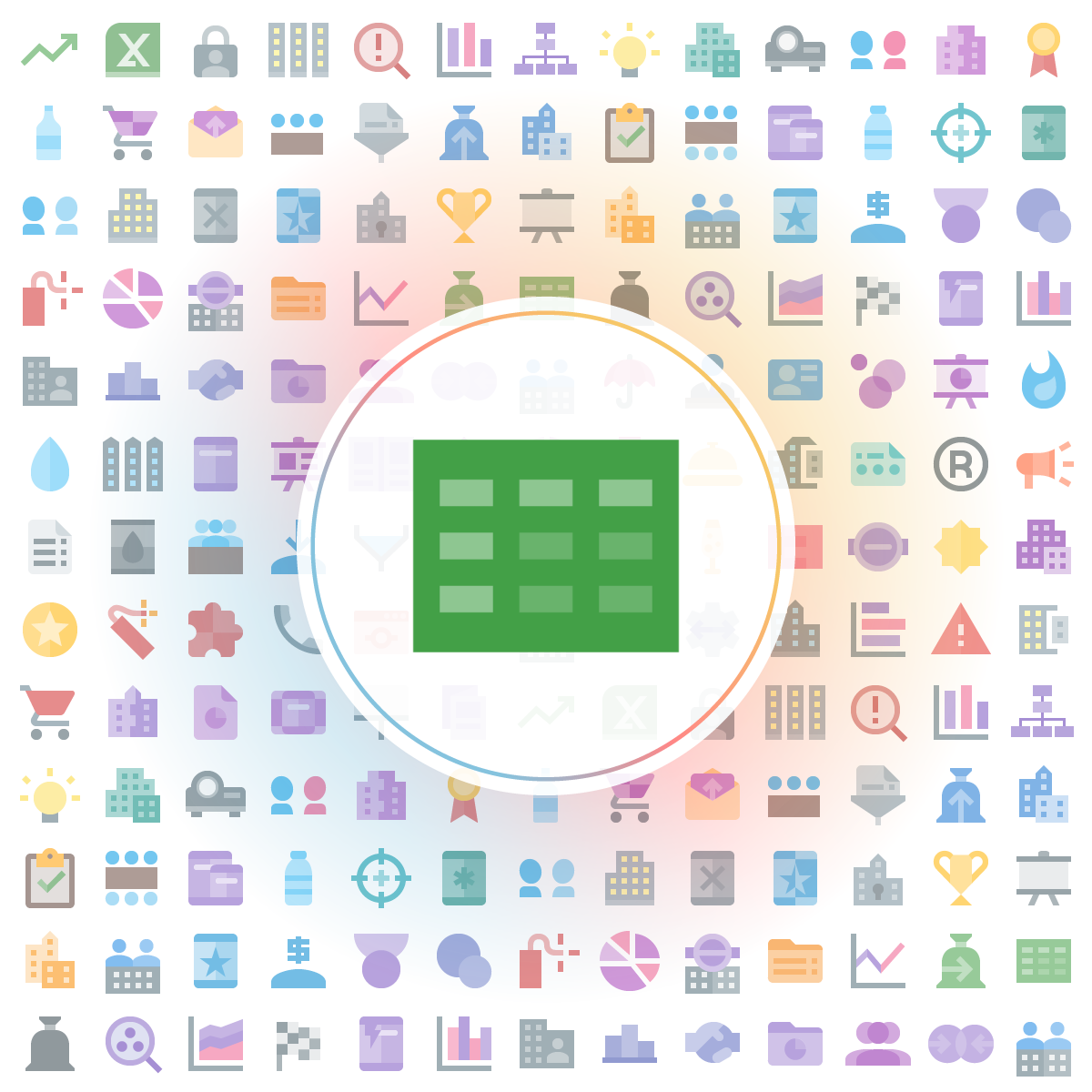 Spreadsheet Icon - Iconshock