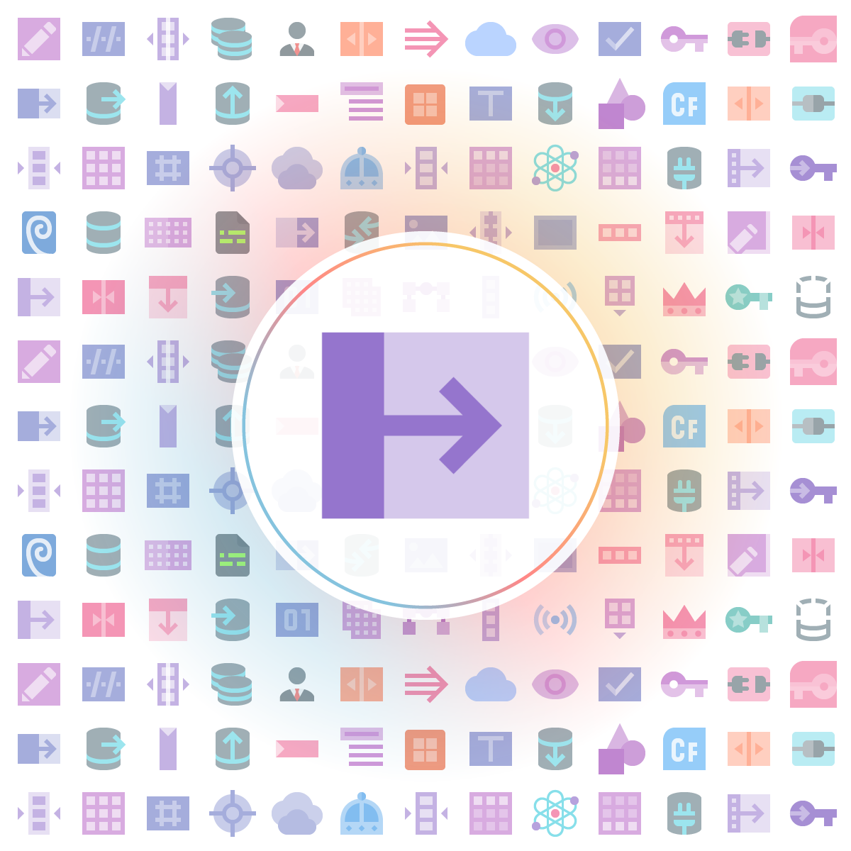 Insert column2 Icon - Iconshock