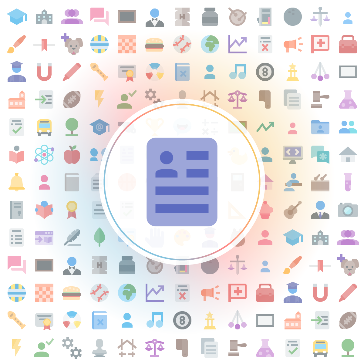 Curriculum Icon - Iconshock
