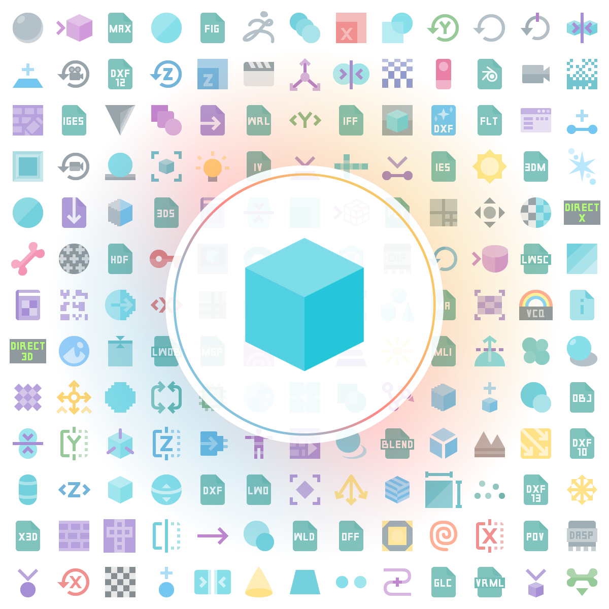 Cube Icon - Iconshock