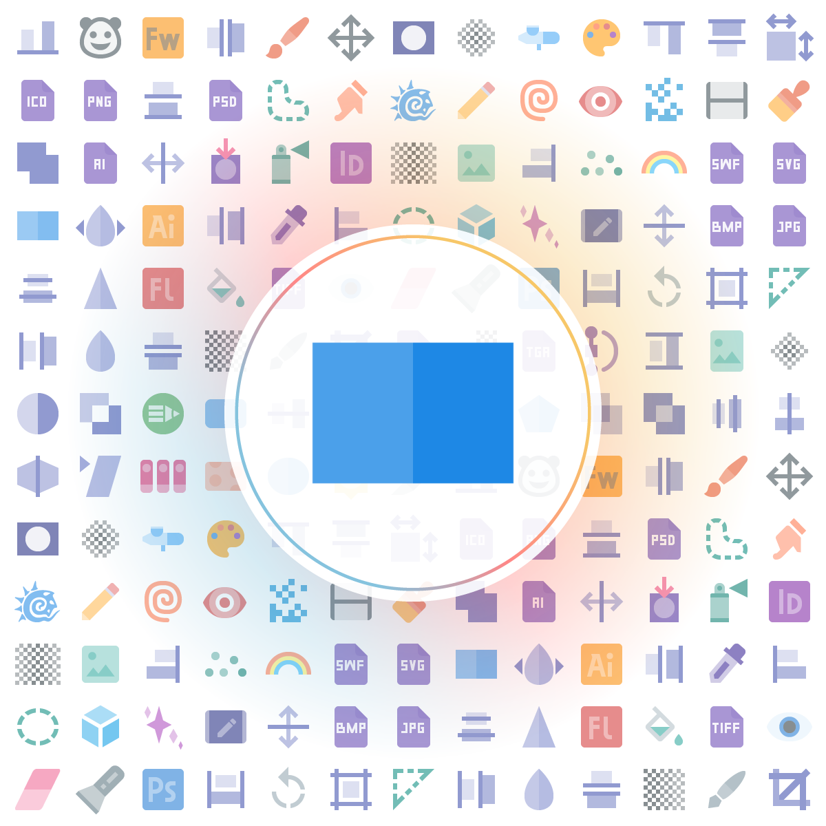 Rectangle Icon - Iconshock