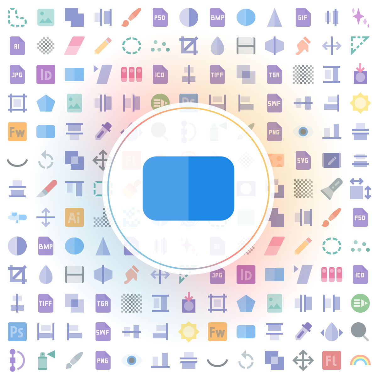 Rounded rectangle Icon - Iconshock