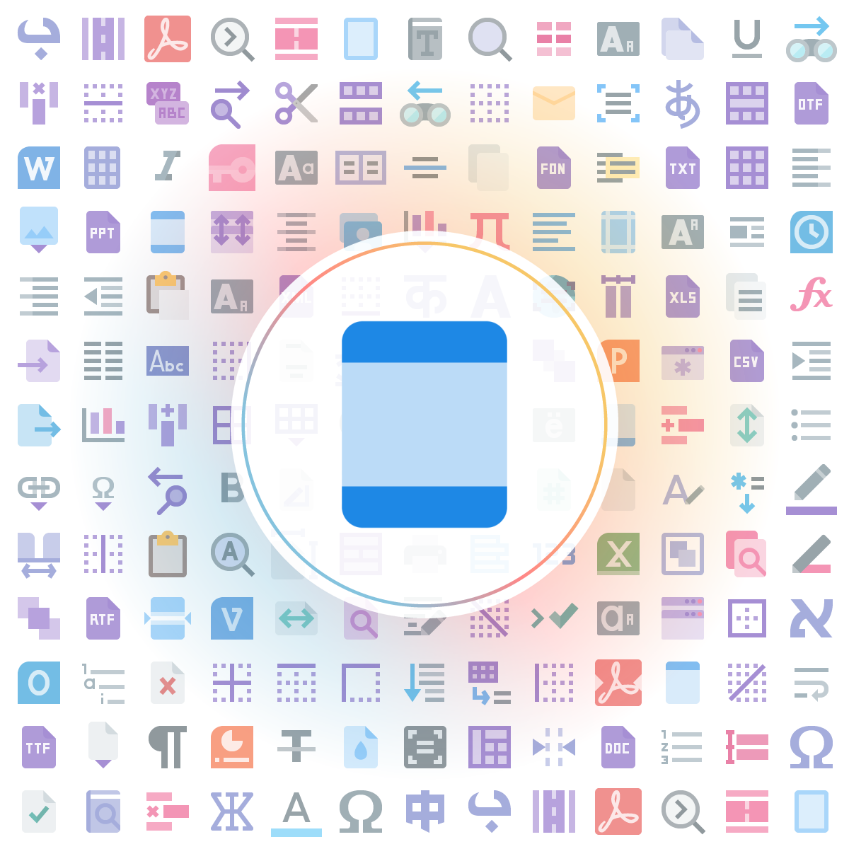 Header and footer Icon - Iconshock