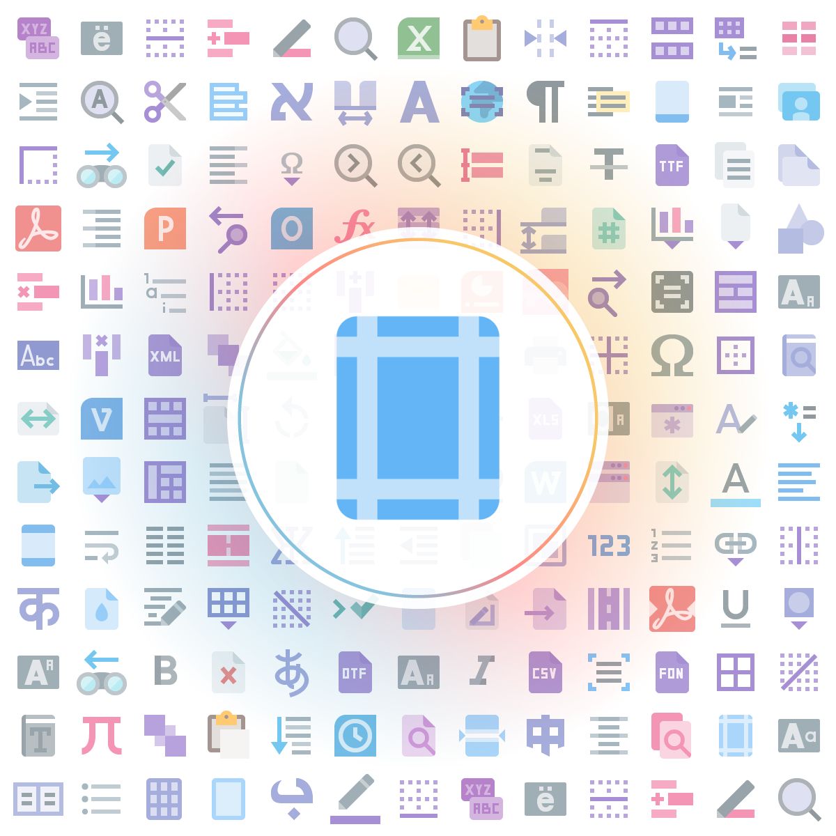 Margins Icon - Iconshock