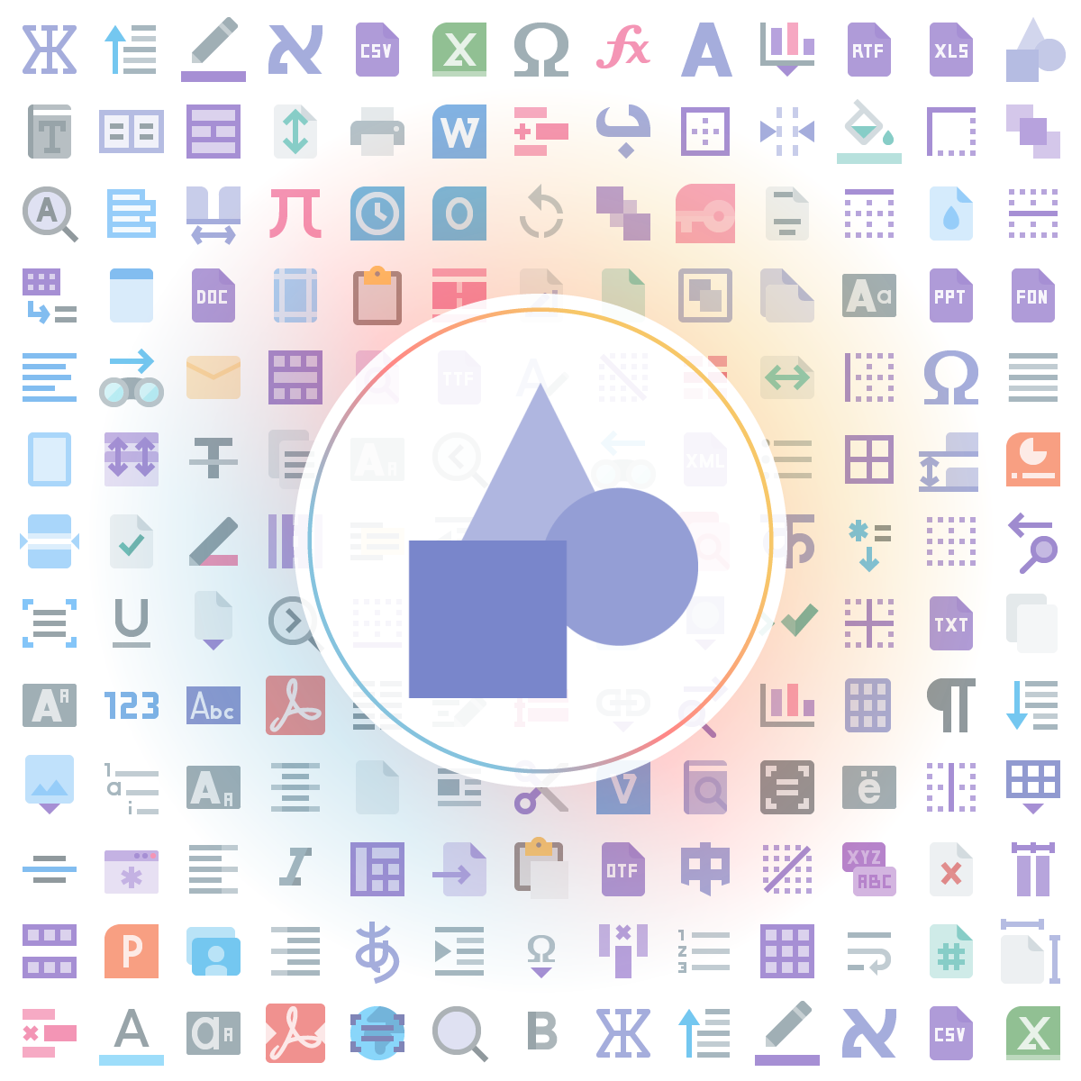 Shapes Icon - Iconshock