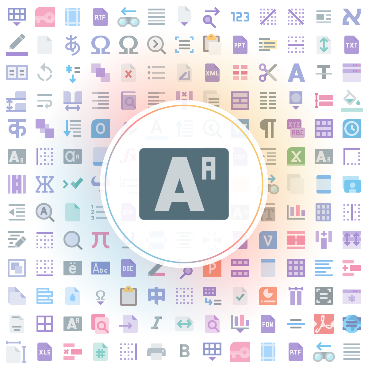 Superscript Icon - Iconshock