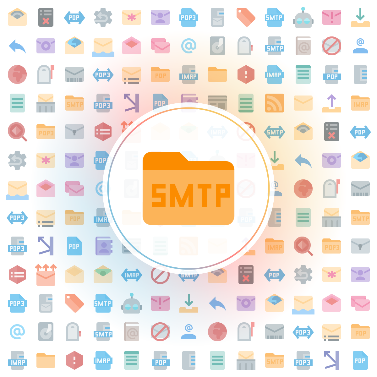 Smtp folder Icon - Iconshock