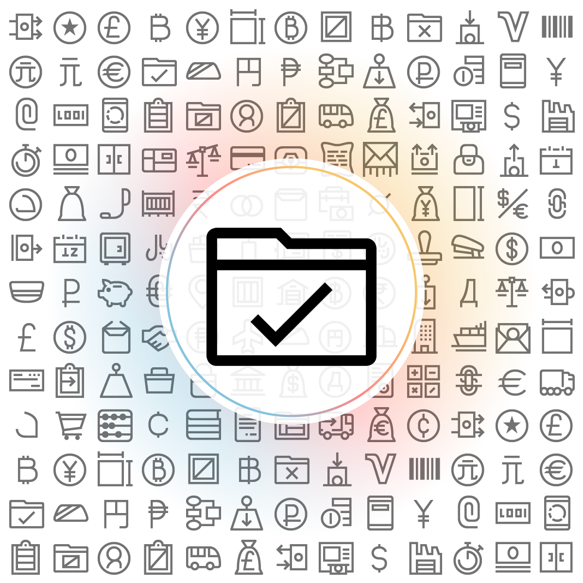White list folder Icon - Iconshock