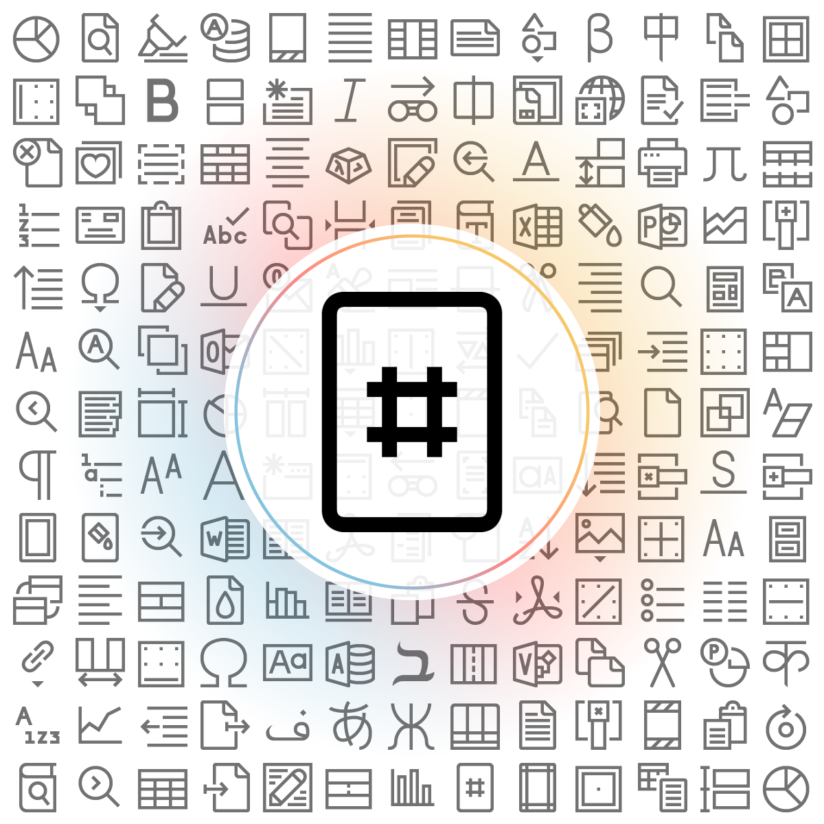 Page number Icon - Iconshock