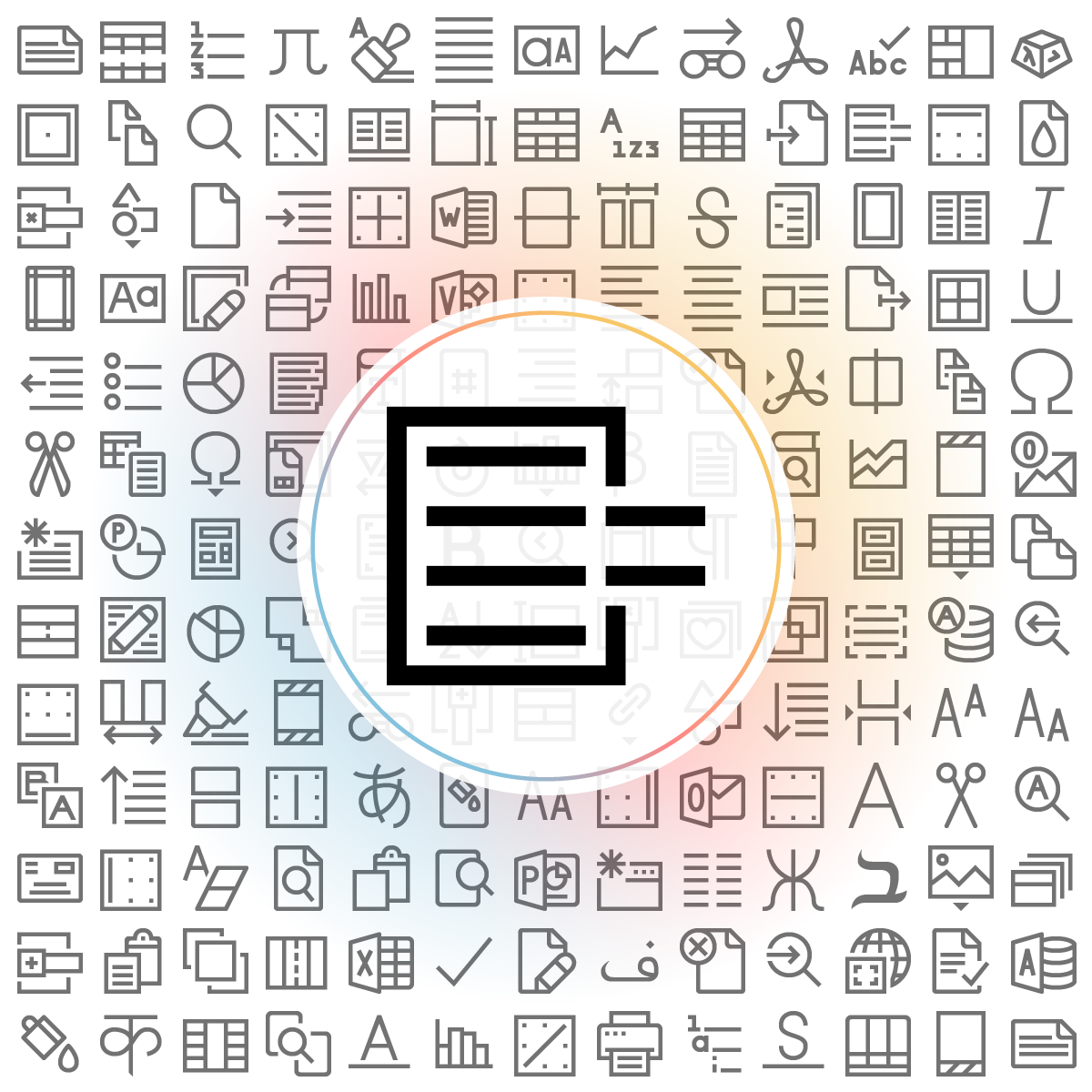 Word wrap Icon - Iconshock