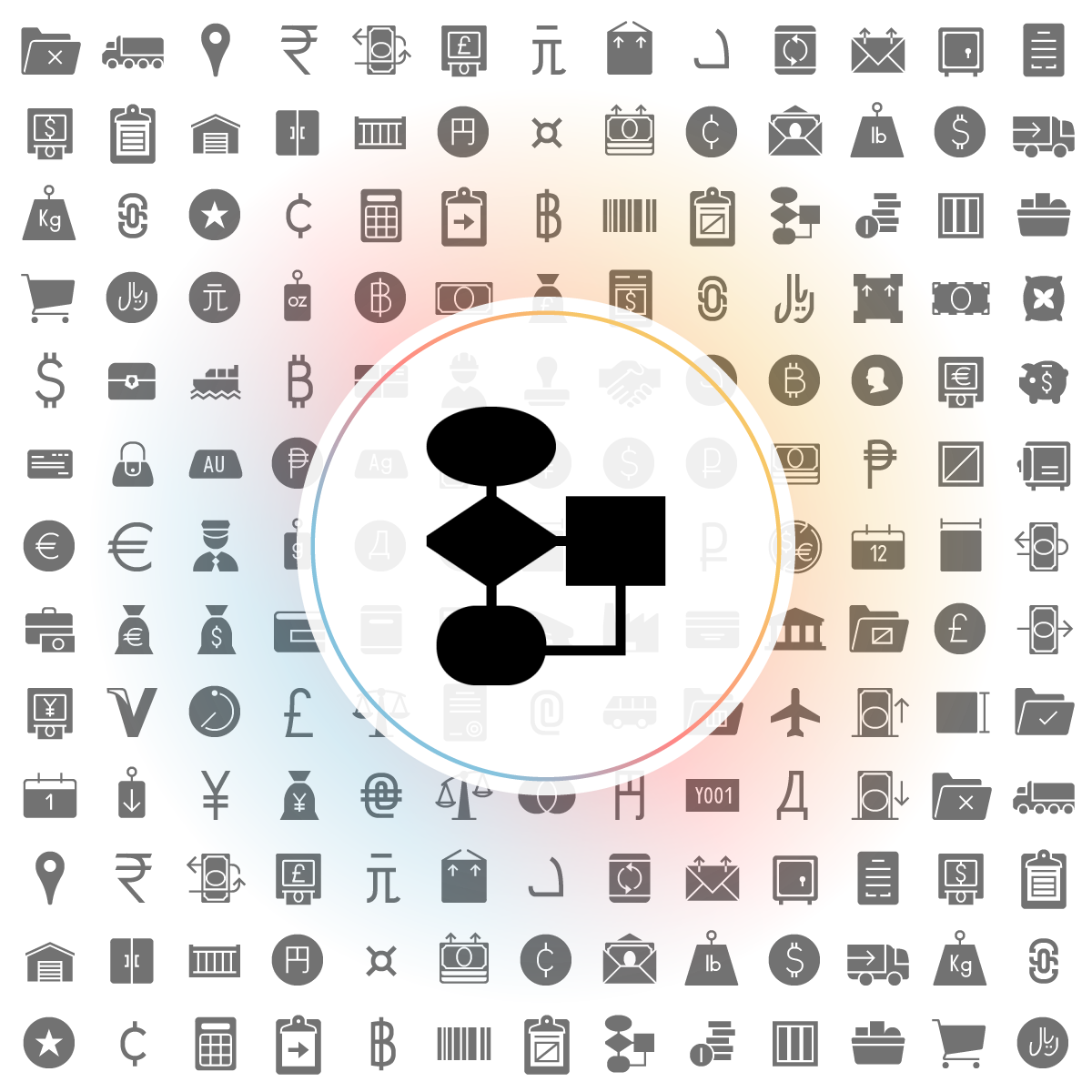 Flowchart Icon - Iconshock